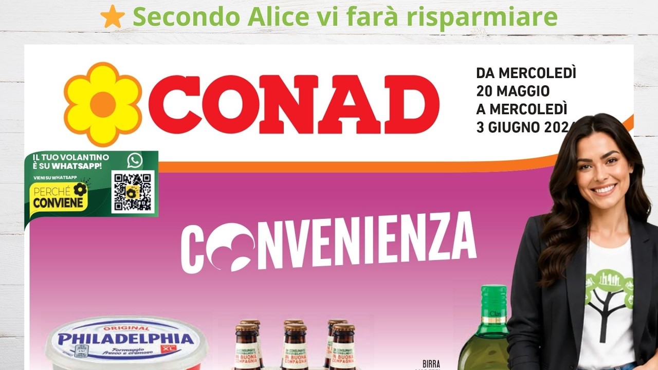 Volantino Conad dal 20 Maggio al 3 Giugno 2026 #anteprima