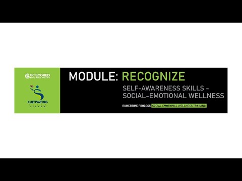 RECOGNIZE: Self-Awareness Skills and Social-Emotional Wellness