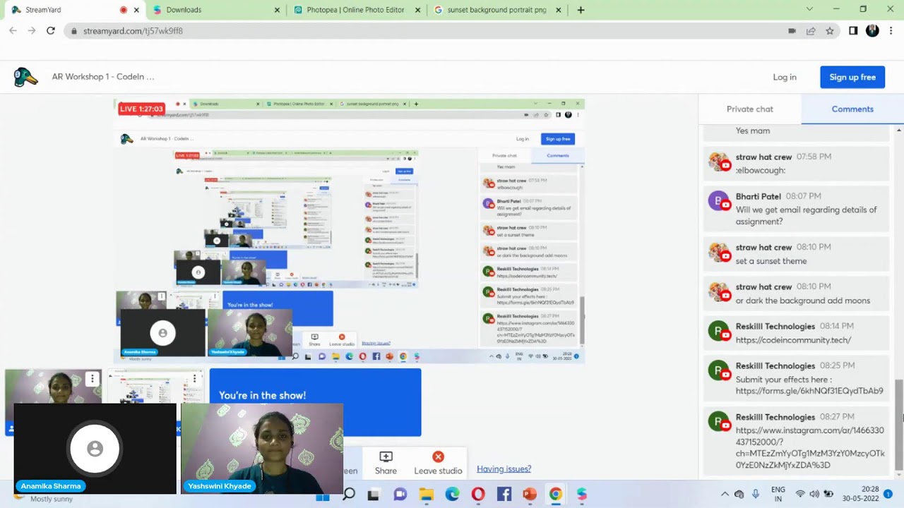 AR Workshop 1 - CodeIn Community