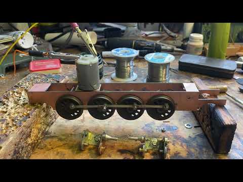 First trial of a brand new chassis for a WD 2-8-0.