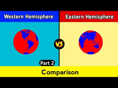 Western Hemisphere vs Eastern Hemisphere | Eastern vs Western Hemisphere | Comparison | Part 2