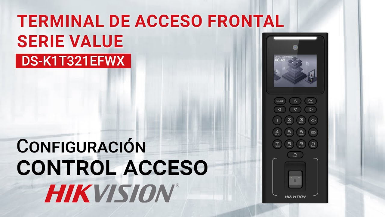 Hikvision Access Control (DS-K1T321EFWX) Configuration in AP Mode