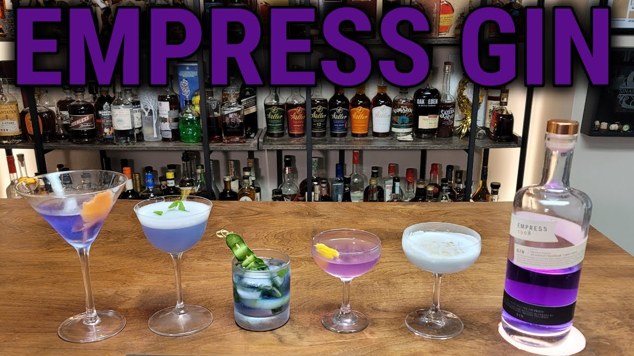 5 Empress Gin Cocktails, How To Make and Tasting.