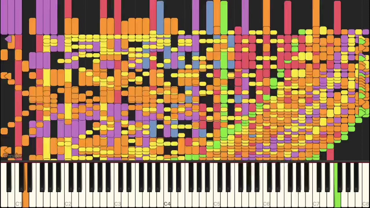 [Black Midi] The Creator, 7.37 Million notes, Alexander Verevkin. Synthesia legit run.