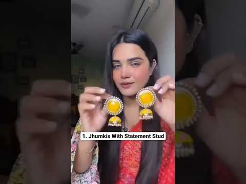Jewellery To Style With Square Face Shape #shorts #blingbag #faceshape #squareface