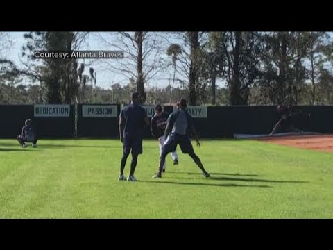 Braves pitchers, catchers train in Florida