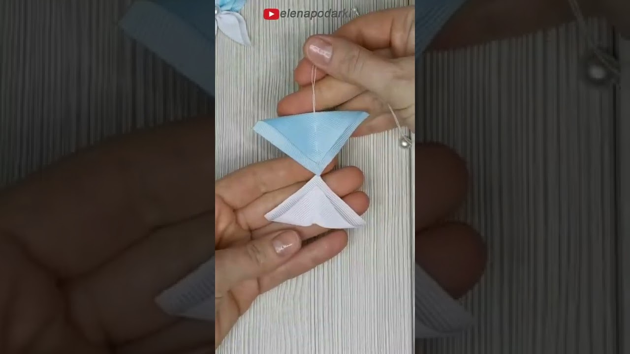 Diy ribbon butterfly 🦋