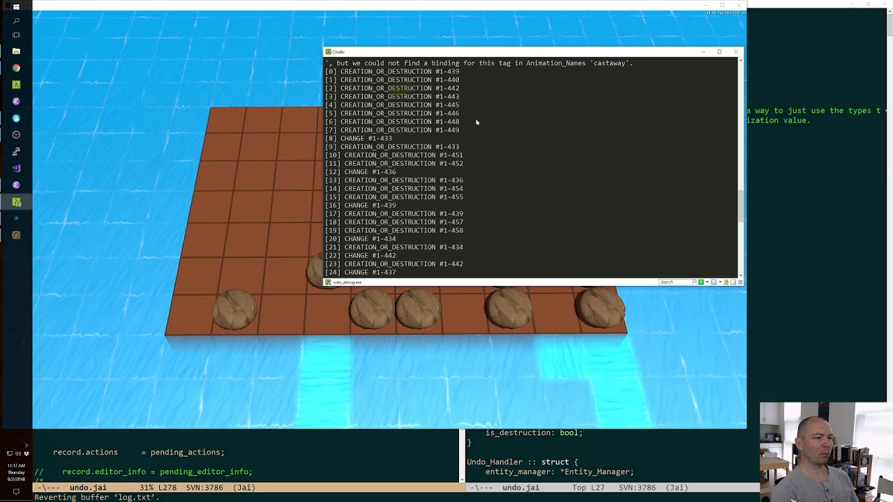 Game Engine Programming: Undo Optimization, Saving Undo Into Savegames
