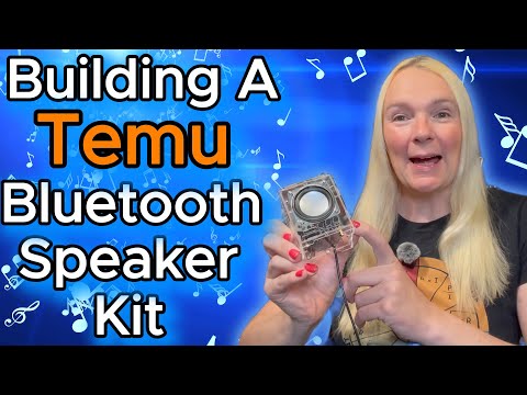 Building A Temu Bluetooth Speaker! Fun & Easy Electronics Soldering Kit!