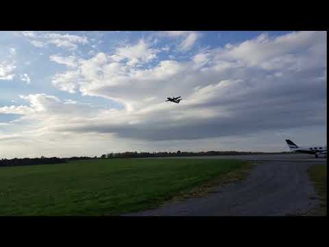 Air Canada Dash 8-100 Takeoff from Kingston, ON YGK