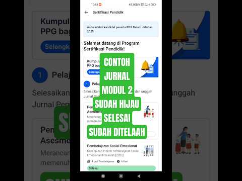 CONTOH JURNAL MODUL 2 PSE SUDAH DITELAAH PPG GURU 2025 TIDAK PERLU CEK TURNITIN/PLAGIASI #ytshorts