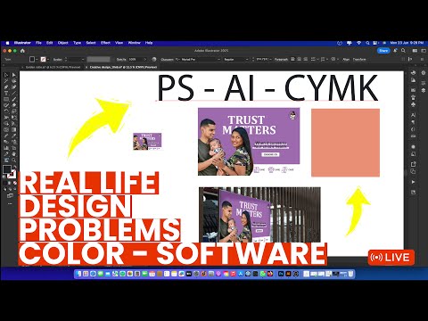 Real-Life Design in Photoshop to Illustrator – Fix Color Issues for Print