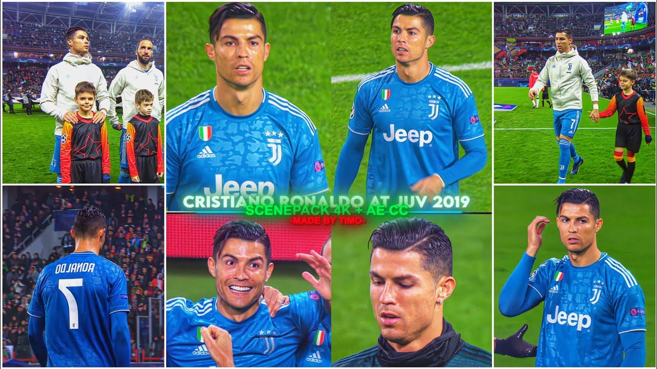 Cristiano Ronaldo At Juventus 2019 / RARE CLIPS ● SCENEPACK 4K ( No CC only TOPAZ)