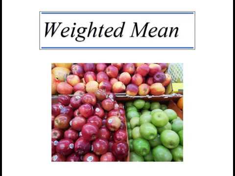 Statistics: Weighted Mean