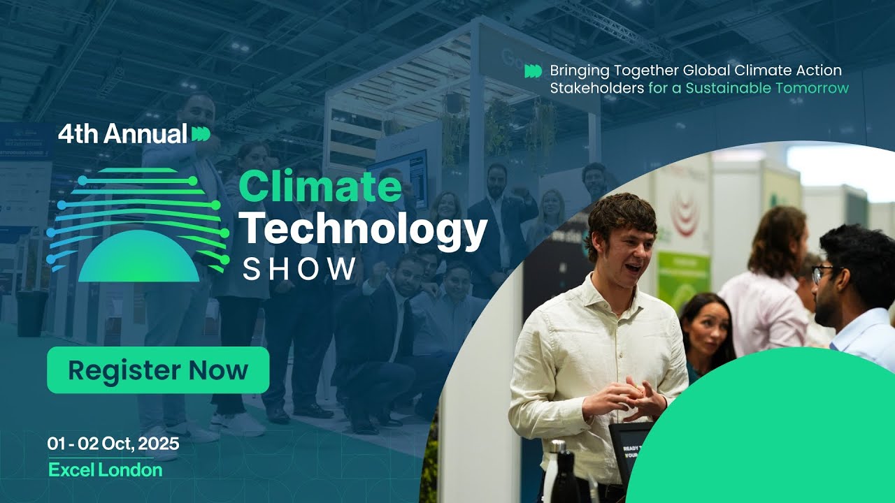 4th Annual Climate technology Show is here.