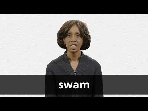 How to pronounce SWAM in American English