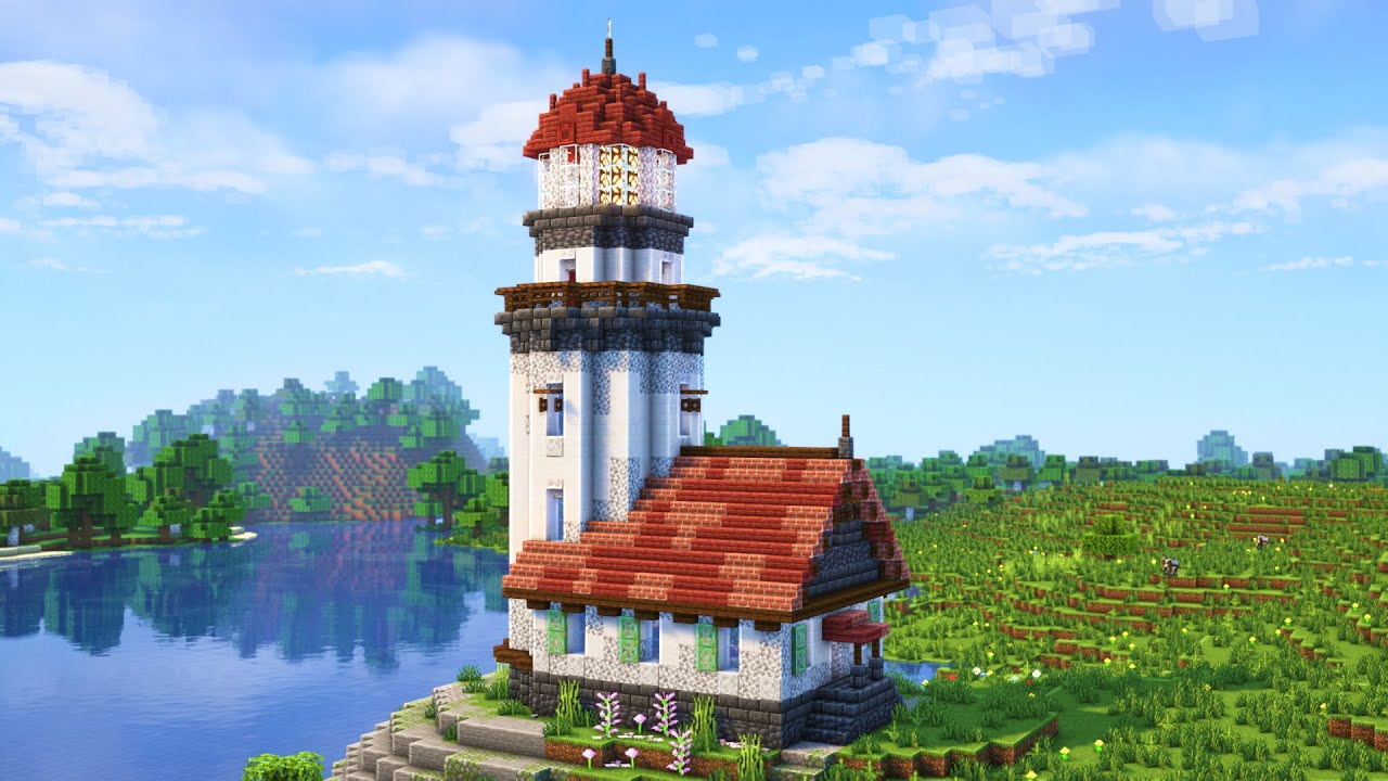 Minecraft | How to build a Lighthouse - Minecraft Builders