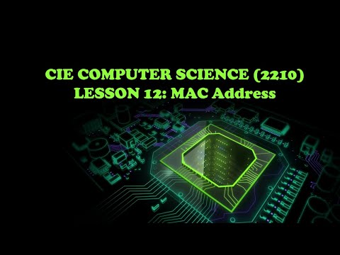 Lesson 12 – Uses of Hexadecimal- MAC Addresses and Ethernet Card ...