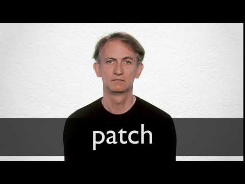 PATCH definition and meaning | Collins English Dictionary