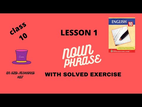 Noun phrase with exercise