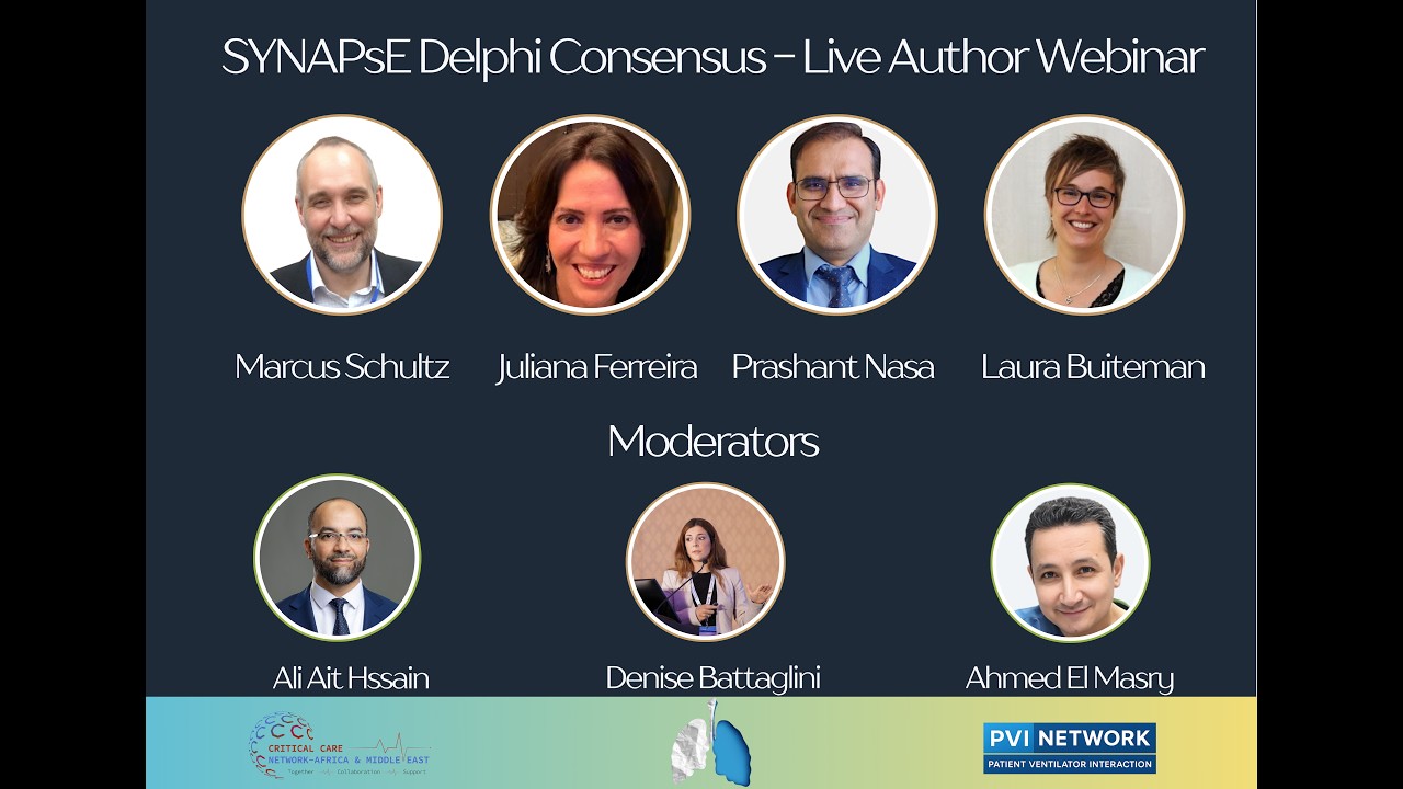 SYNAPsE Delphi Consensus   Live Author Webinar