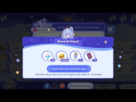 Genshin Impact 5.7 New Web Event (Unlimited Throwing Simulation) Free Primogems