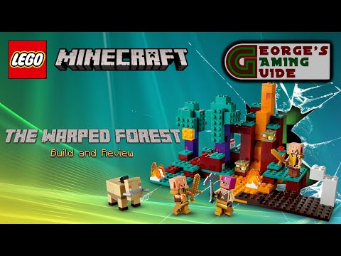 LEGO Minecraft The Warped Forest (21168) Build and Review