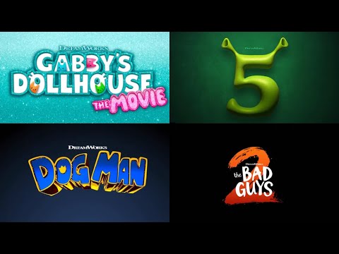 DreamWorks Animation Trailer Logos (1998-2026) (UPDATED W/ GABBY’S DOLLHOUSE & SHREK 5)