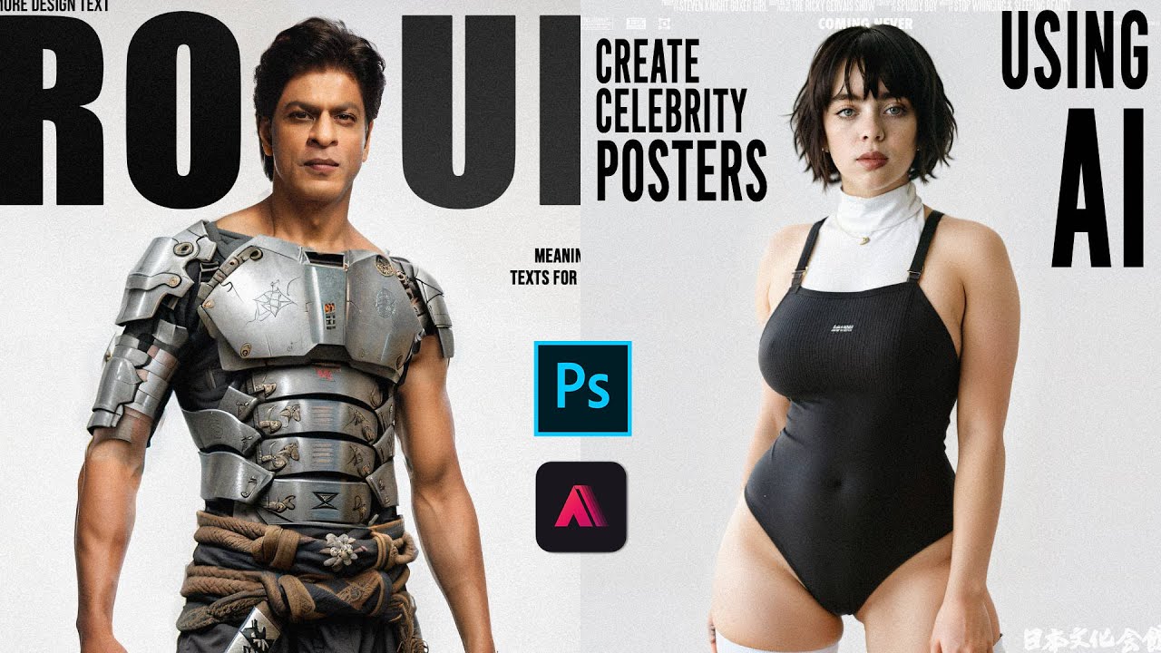 Celebrity Magazine cover design - Stable Diffusion TUTORIAL