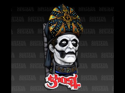 👻 Ghost Papa Emeritus IV・ STL File for 3D printing・Cults