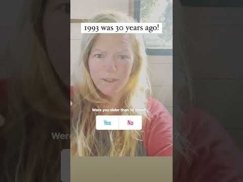 30yrs Ago was 1993 CAN you BELIEVE that?!? (Fun Facts In Description)