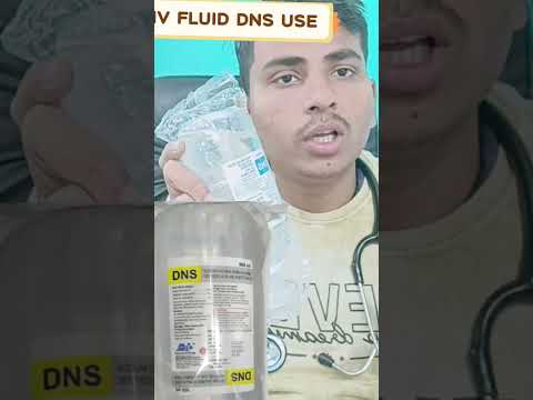 Iv fluids DNS use in hindi #ivfluids #ivinjection #nursing #medical #dns #dnsuse #shortvideo #ytshor