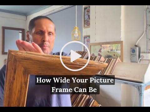 Choosing the Best Photo Frame Size For Your Artwork - How Wide Your Picture Frame Can Be