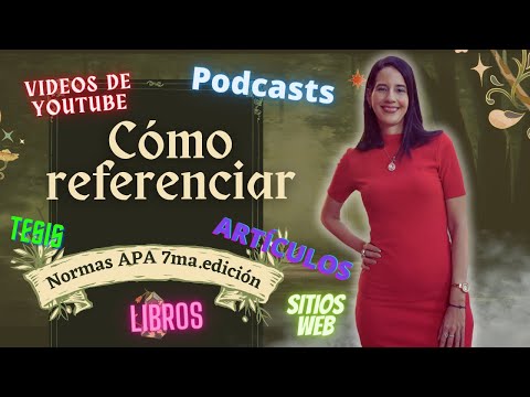 Casos comunes de referenciación en Normas APA 7ma edición. #normasapa #español #redacción