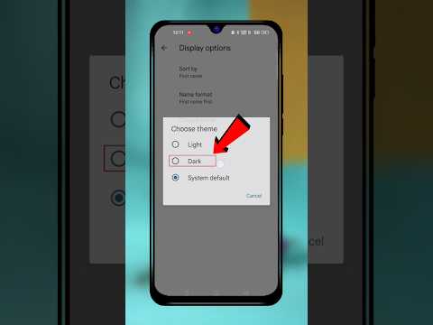 Google Dialer 📞 Dark Mode Kaise On Kare 🖤 #googledialer #darkmode