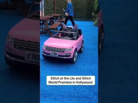 Stitch at the Lilo and Stitch movie World Premiere in Hollywood #liloandstitch #disneymovies