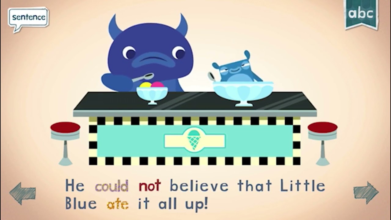 Endless Reader “Ate” (With Text And Narration)