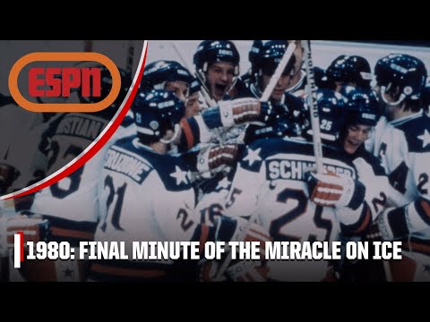 FINAL MINUTE of the Miracle on Ice ⛸️ | Iconic Moments