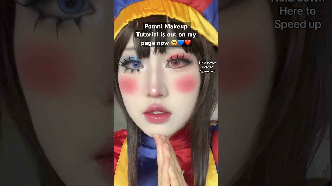 Pomni Cosplay Makeup Tutorial out now!! #theamazingdigitalcircus #pomni #pomnidigitalcircus #cosplay
