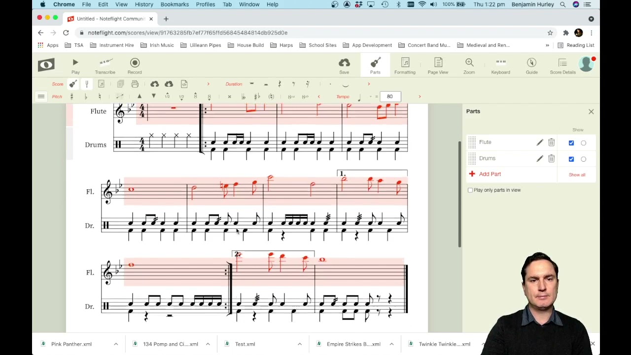 Exporting and Importing in Noteflight