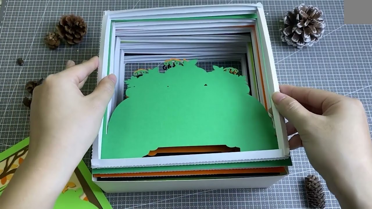 How To Make A Shadow Box Using Paper Only