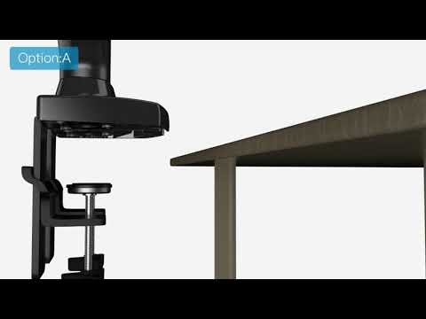Dual Monitor Stand, Adjustable Spring Monitor Desk