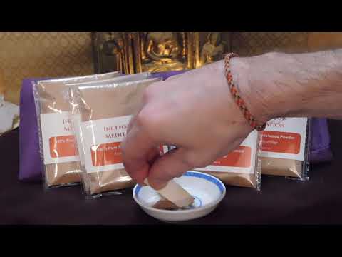 Pure Sandalwood Incense: How to use