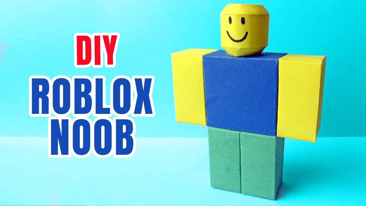 DIY Paper Roblox Noob Avatar | Roblox Papercraft Noob | How To Make Roblox Paper Figurines
