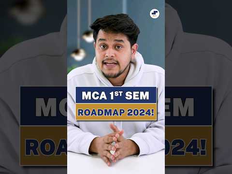 💥MCA 1st Semester Roadmap in 1 Minute💥#mca #syllabus #semester #shorts