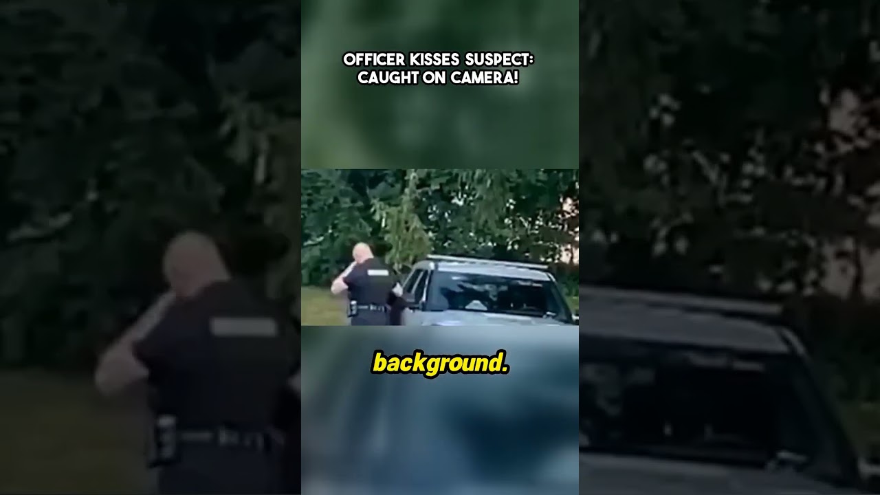 Officer Kisses Suspect Caught on Camera!  #bodycamerafootage #police #prison