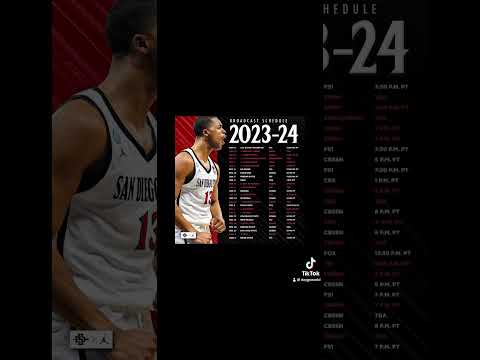 SPORTS: SDSU Basketball team schedule released π #SanDiego #aztecs #collegebaseball