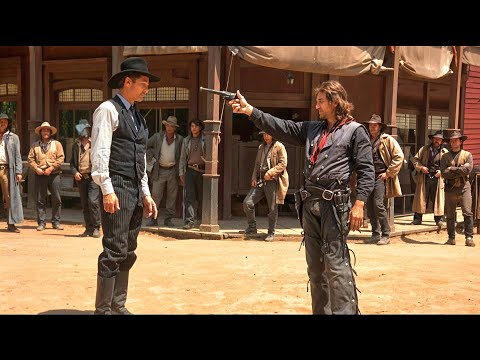 Thugs bully a frail-looking man, unaware that he's a legendary gunslinger