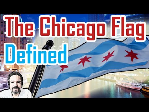 What does each element of the Chicago flag Represent?