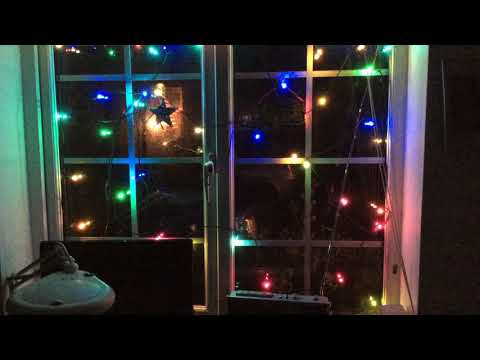 Filament Christmas fairy light set conversion to colour changing LEDs